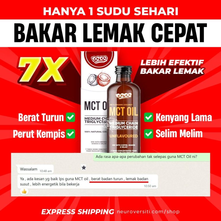 MCT OIL OCOC (250ml) | NEUROVERSITI